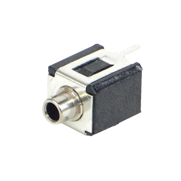 .101" MICRO JACK, 2-conductor closed circuit jack with PC terminals ...